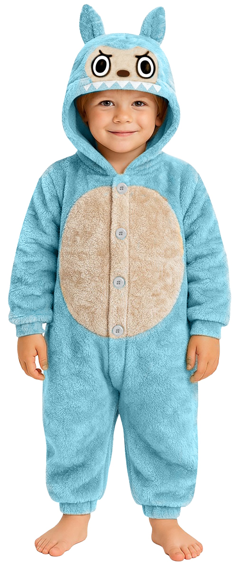 Labubu Onesie Kind – Blauw - Bestel Direct Online – krijghonger